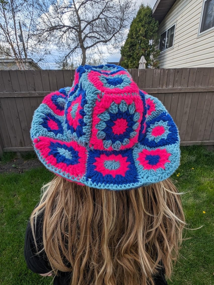 Crochet Cowboy Hat Cover Pattern - Etsy