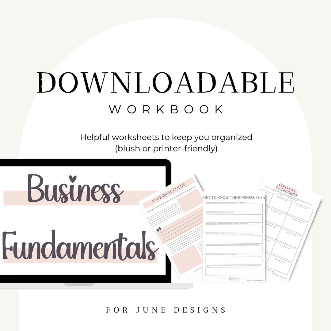 Business Fundamentals PDF Worksheets Start-up Business Plan Business ...