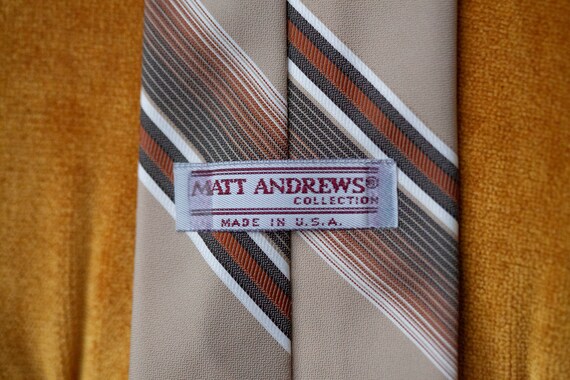 Vintage 1960s Matt Andrews Collection Necktie, vintag… - Gem
