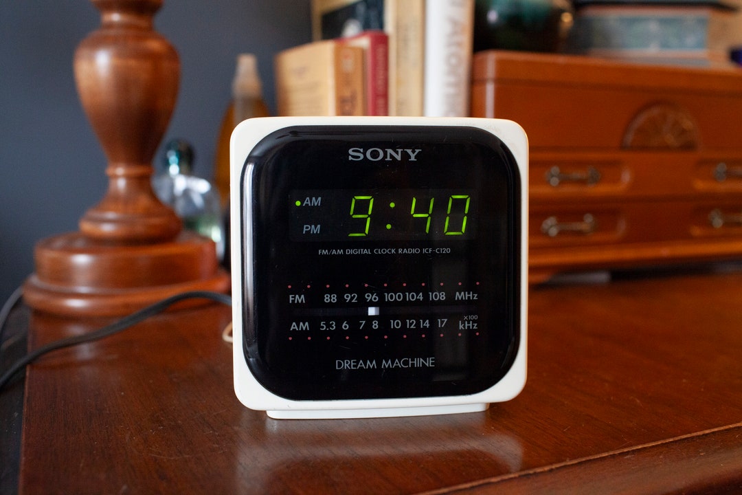 Vintage 80s Sony Dream Machine Cube, Digital Alarm Clock Radio - Etsy