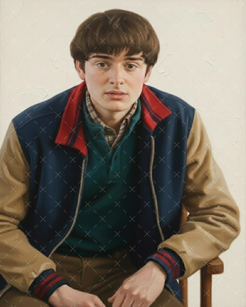 Will | Stranger Things Season 5 Cast – Oil Painting Portraits | Digital ...