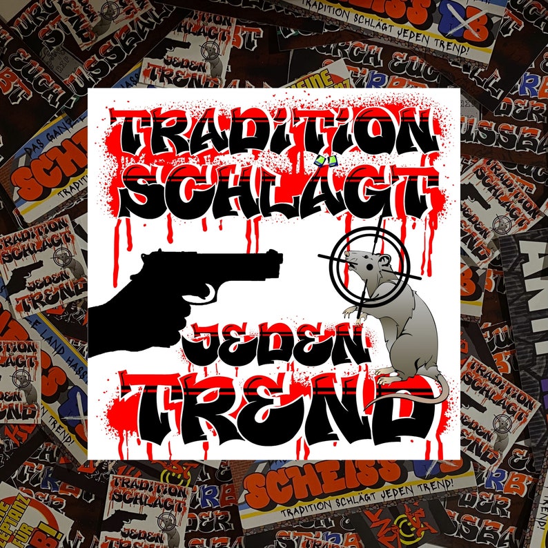 Anti RB Mix Sticker Aufkleber 50 Stk. Set Anti Leipzig Anti RBL Kleber ...