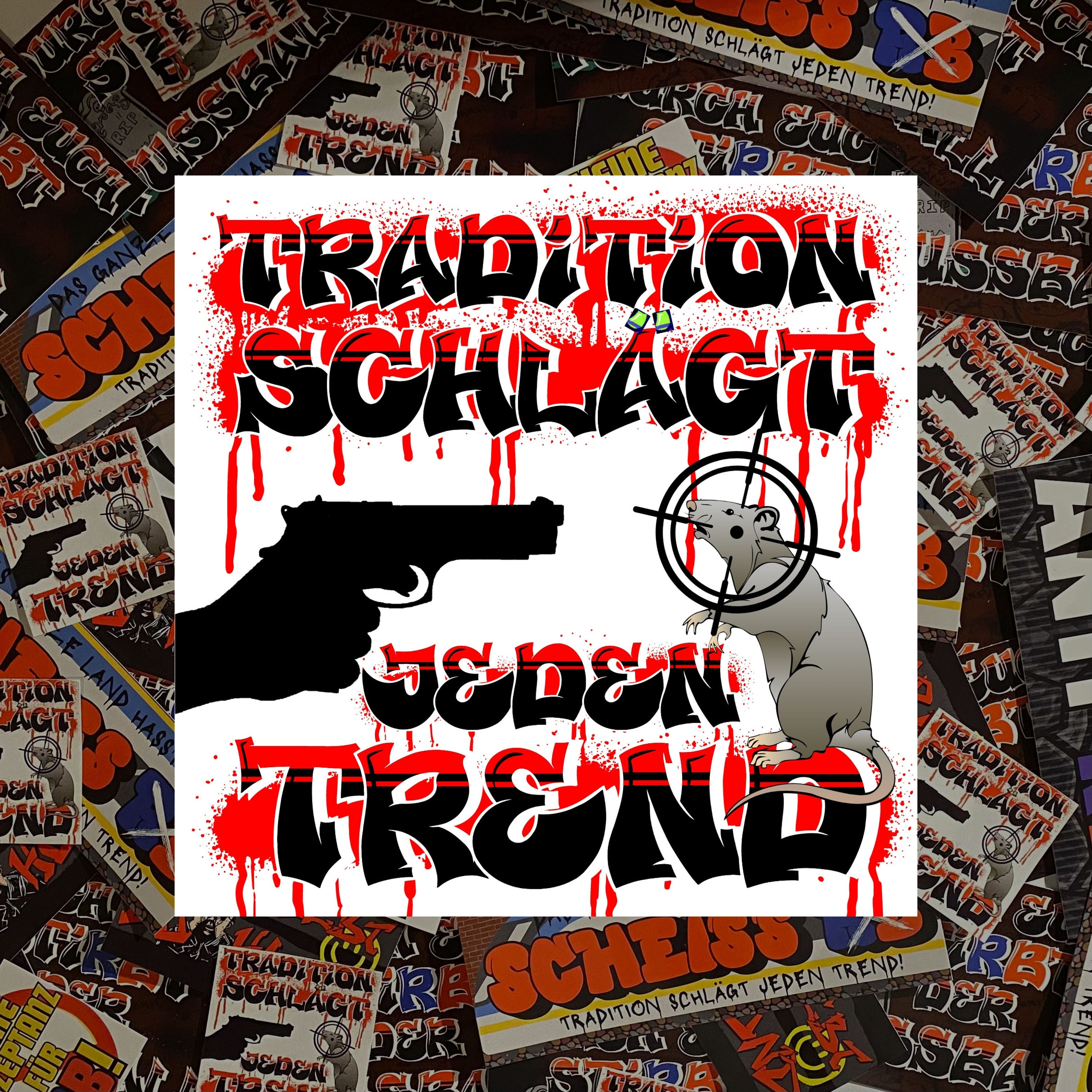 Anti RB Mix Sticker Aufkleber 50 Stk. Set Anti Leipzig Anti RBL Kleber ...