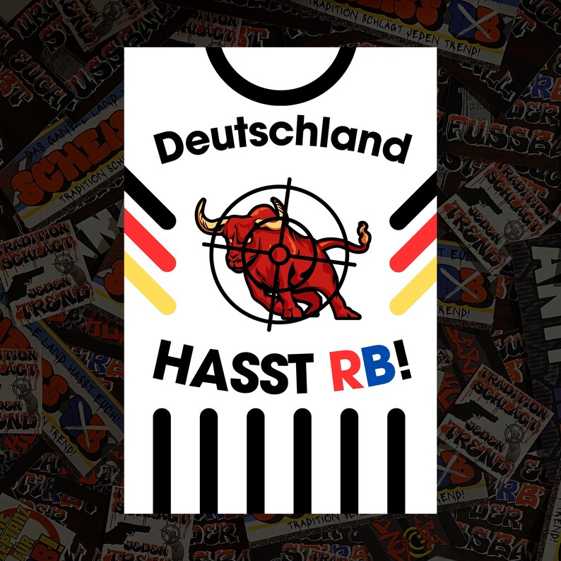 Anti RB Mix Sticker Aufkleber 50 Stk. Set Anti Leipzig Anti RBL Kleber ...