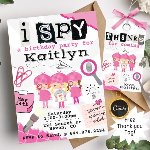 Spy Birthday - Etsy