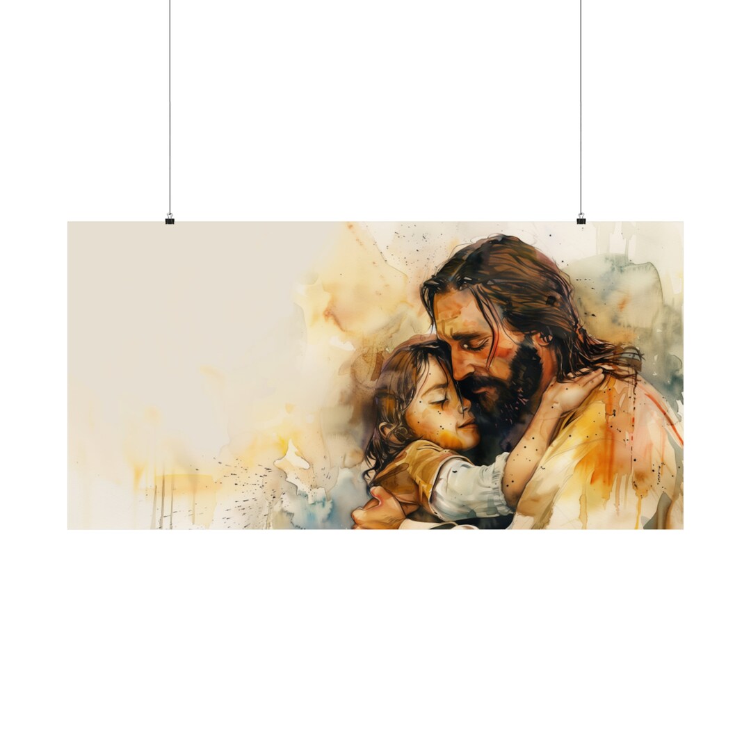 Jesus Love You Digital Art Print, Digital Art Poster Print, Religious ...