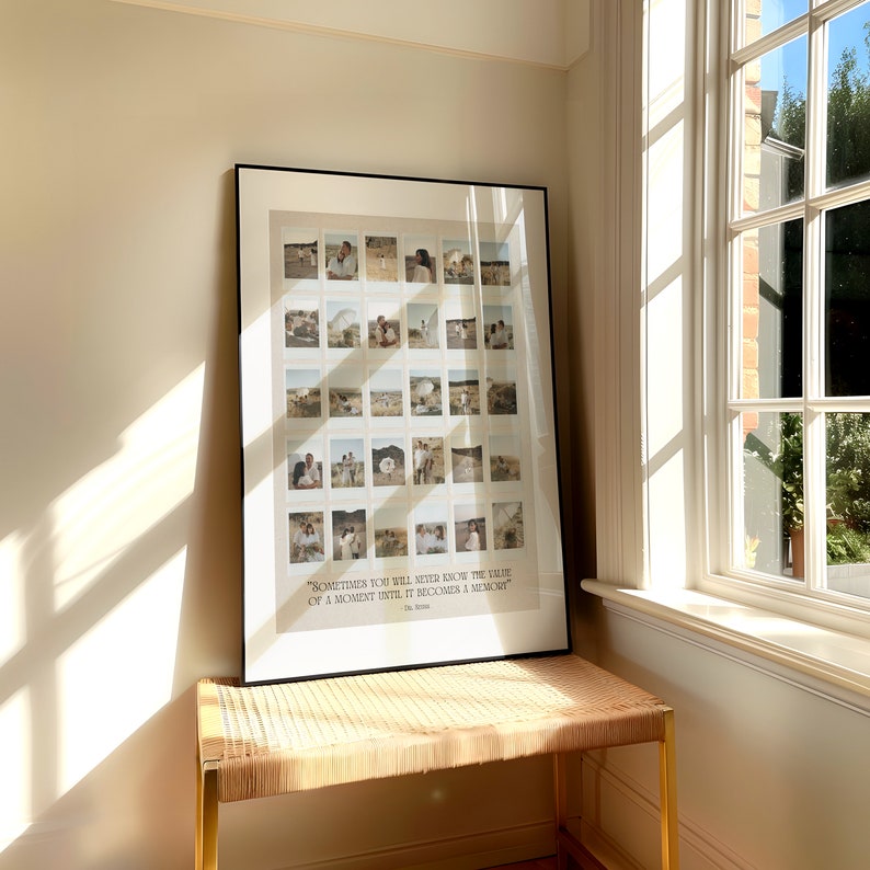 Instax Mini Photo Frame Polaroid Memories Canva Template Personalized ...