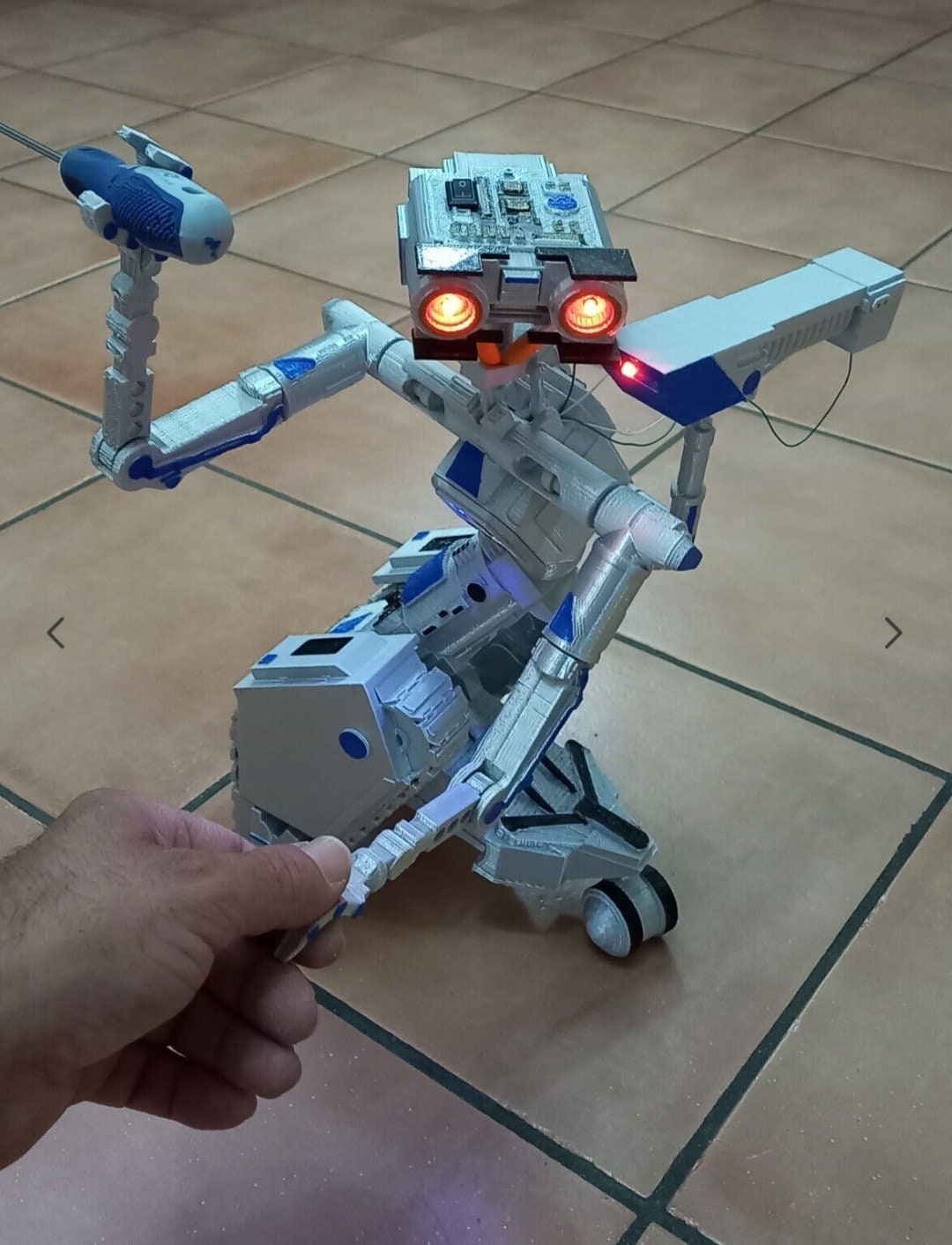 Johnny 5 Short Circuit Short Circuit LED Robot 30 Cm Beautiful - Etsy UK