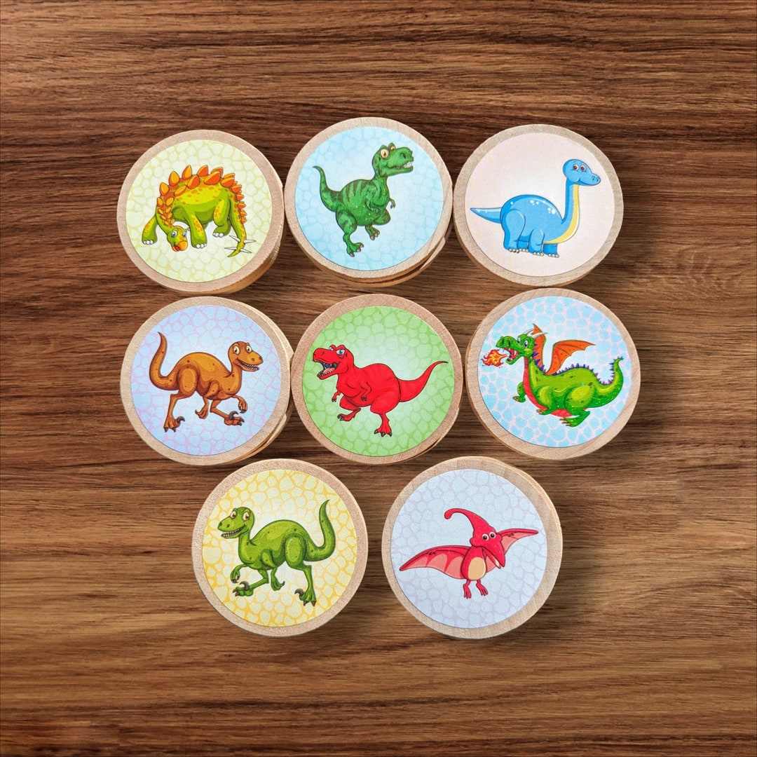Memory Match Game - Dinosaurs - Etsy
