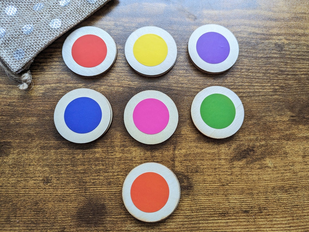 Memory Match Game - Colors - Etsy