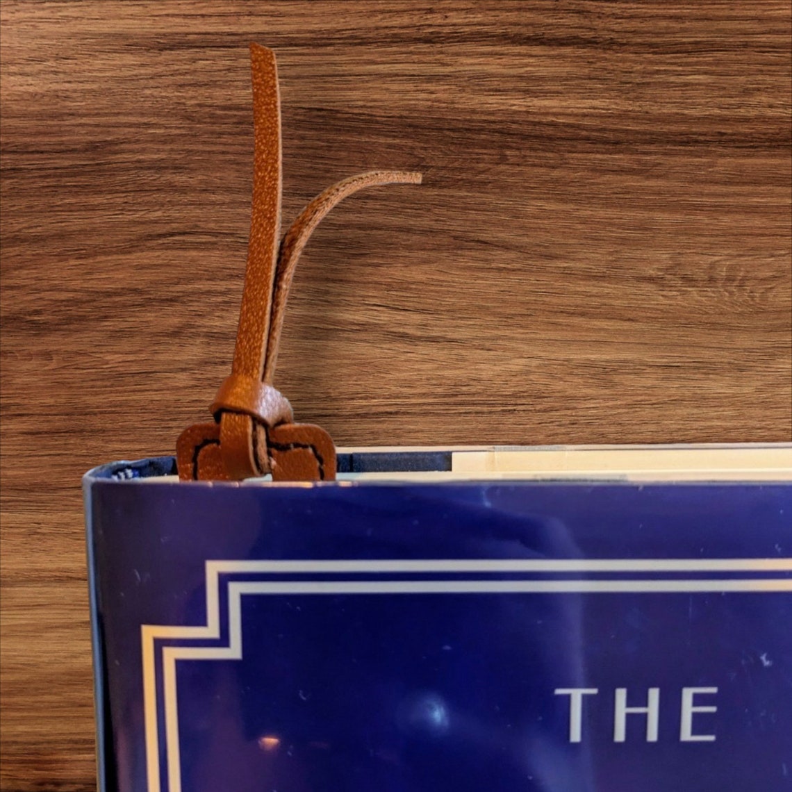 Customized Leather Bookmark - Add Own Text - Etsy