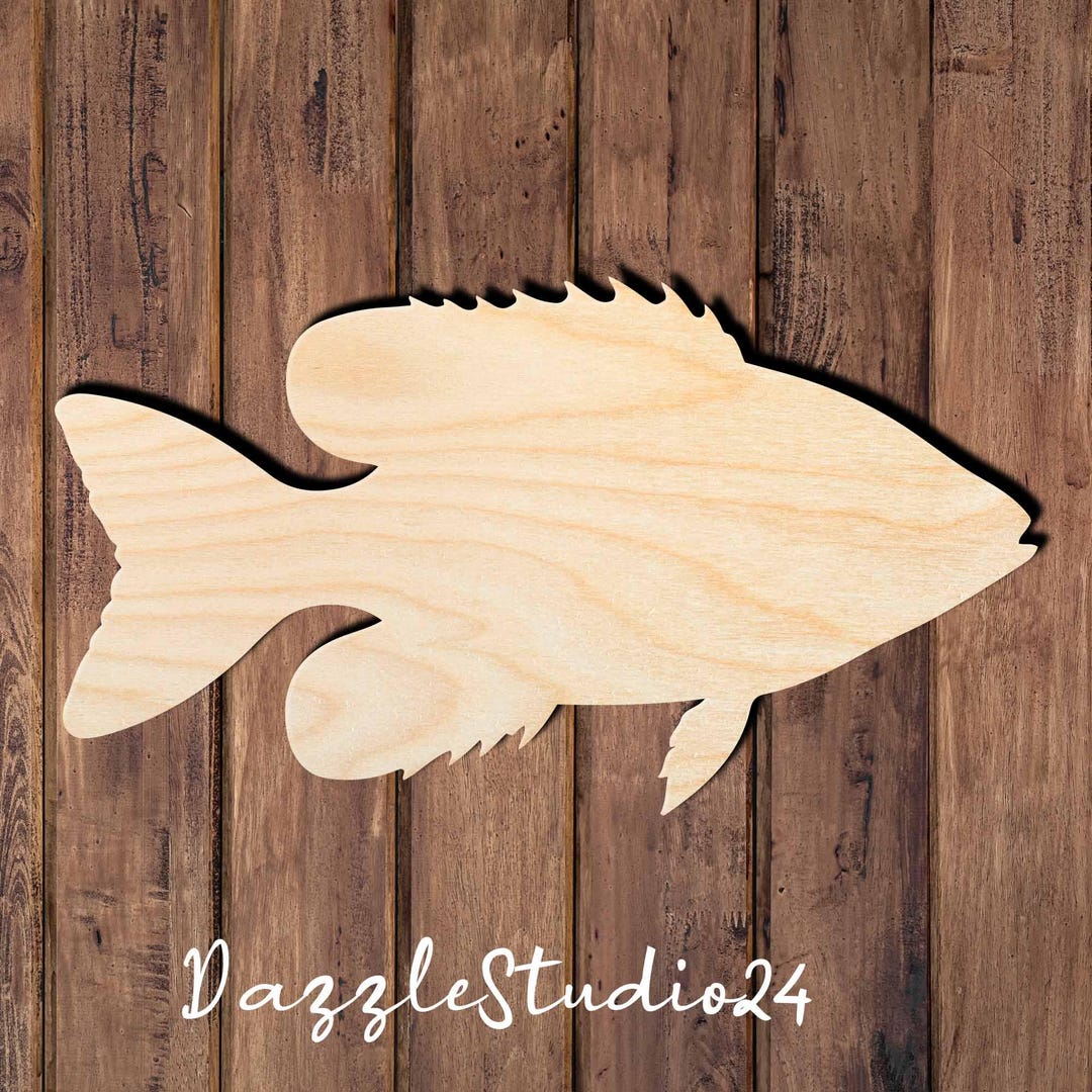 Bluegill 01DS- Fish Cutout-fish Wall Art & Gifts-coastal Decor-fishing ...