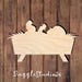 Baby Jesus Wood Cutout – Christmas Nativity Craft, DIY Faith Decor ...