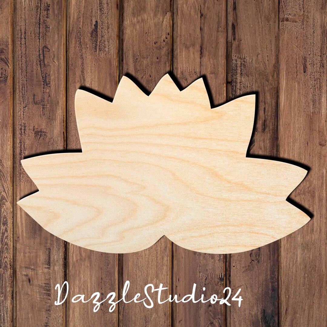 Lotus 006DS Wood Cut Out |personalized | Laser Cut | Home Decor | Gift ...