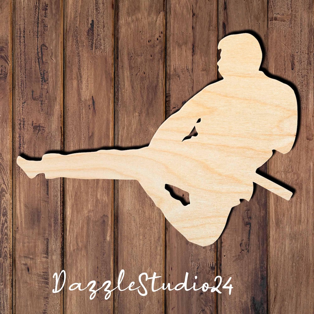 Karate 009DS Wood Cut Out |personalized | Laser Cut | Home Decor | Gift ...
