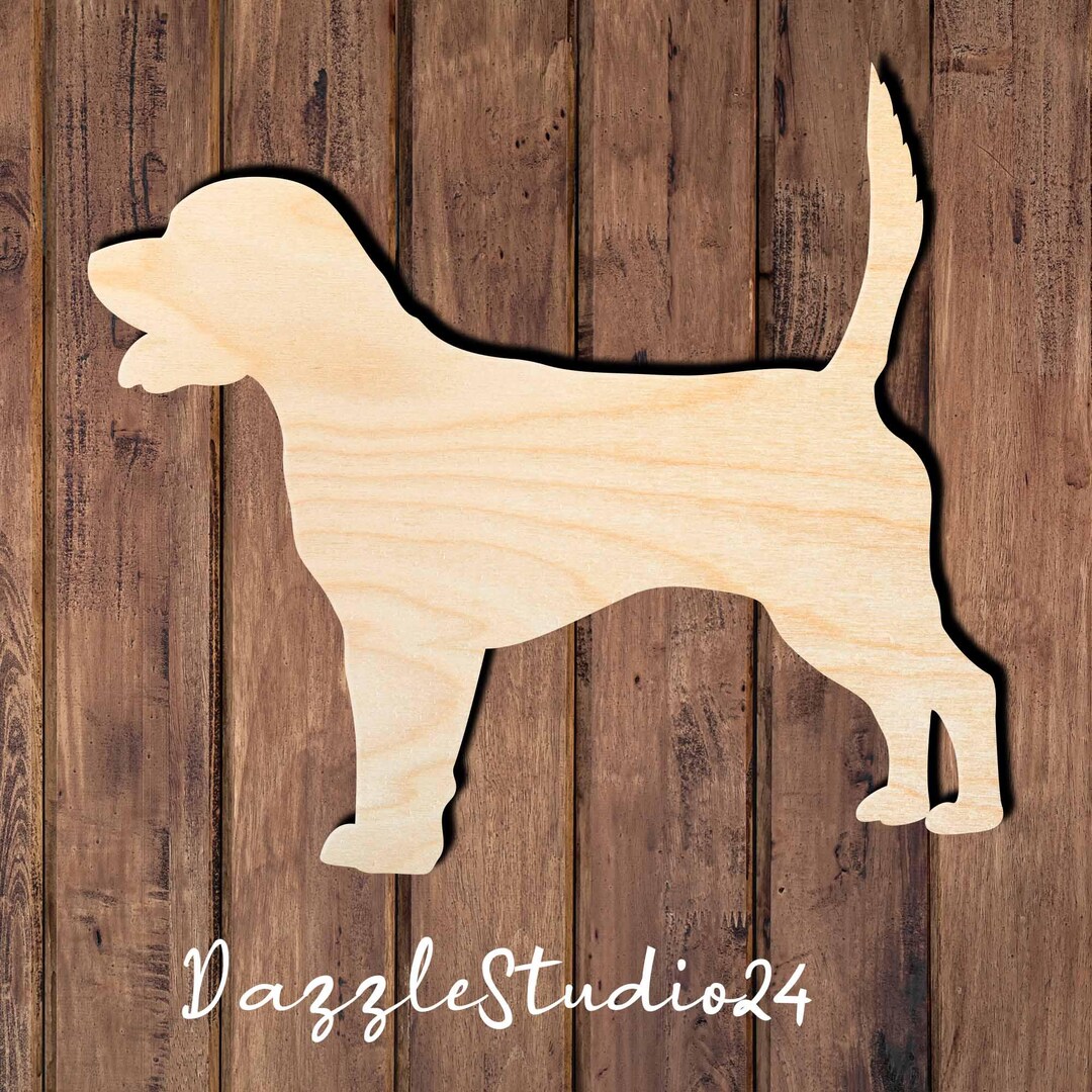 Beagle 03ds-custom Dog Breed Shape-dog Lover Gift-house Dog Decor-pet ...