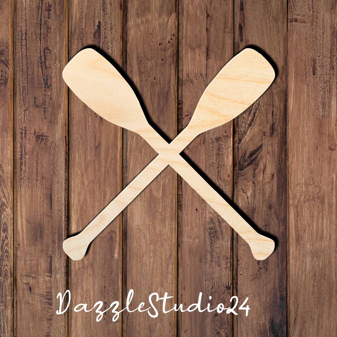 Rustic Wooden Oar Wall Decor – Nautical Lake House Sign-laser Cut Decor ...