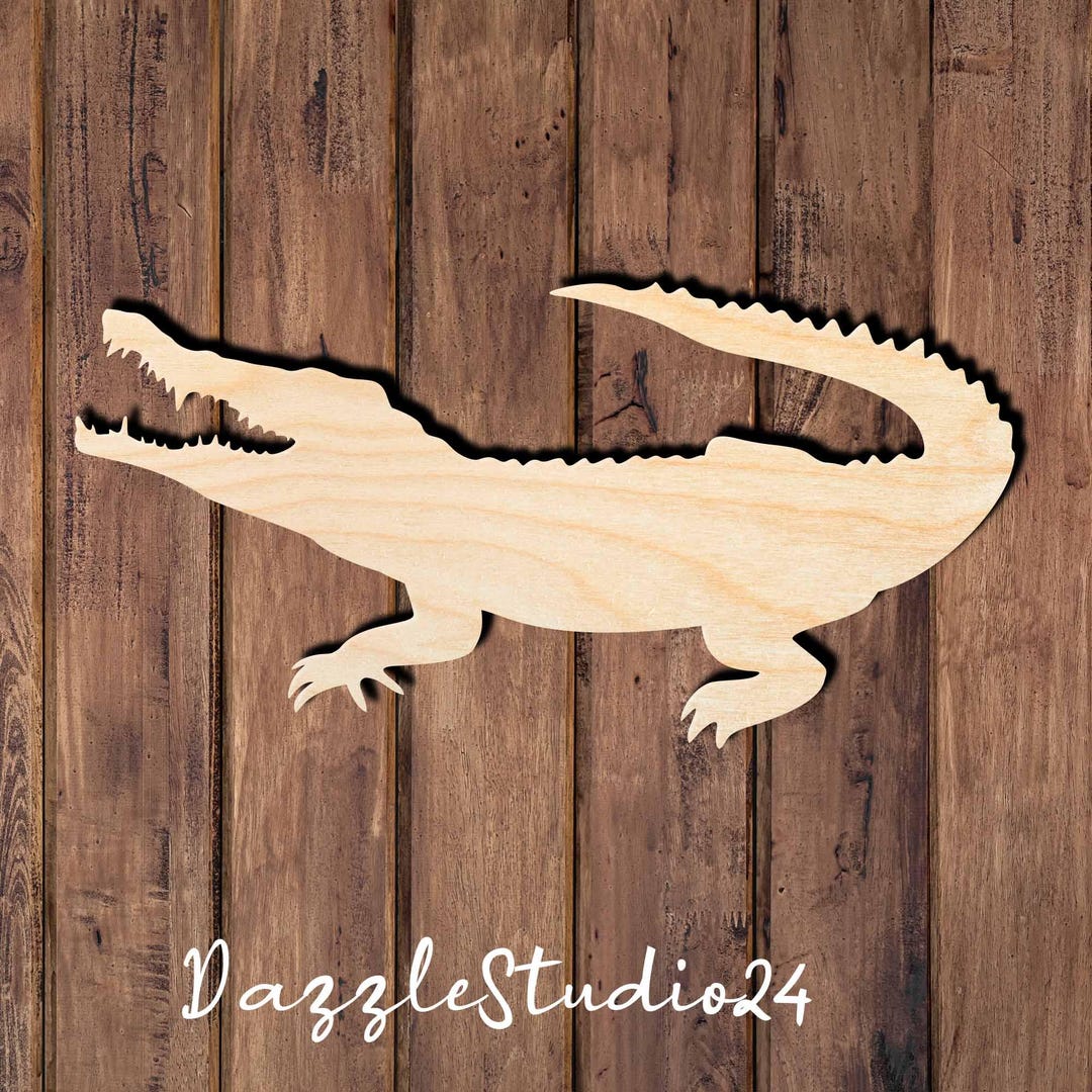 Alligator 03DS Wood Cut Out |gator Pride| Florida| Football| Laser Cut ...