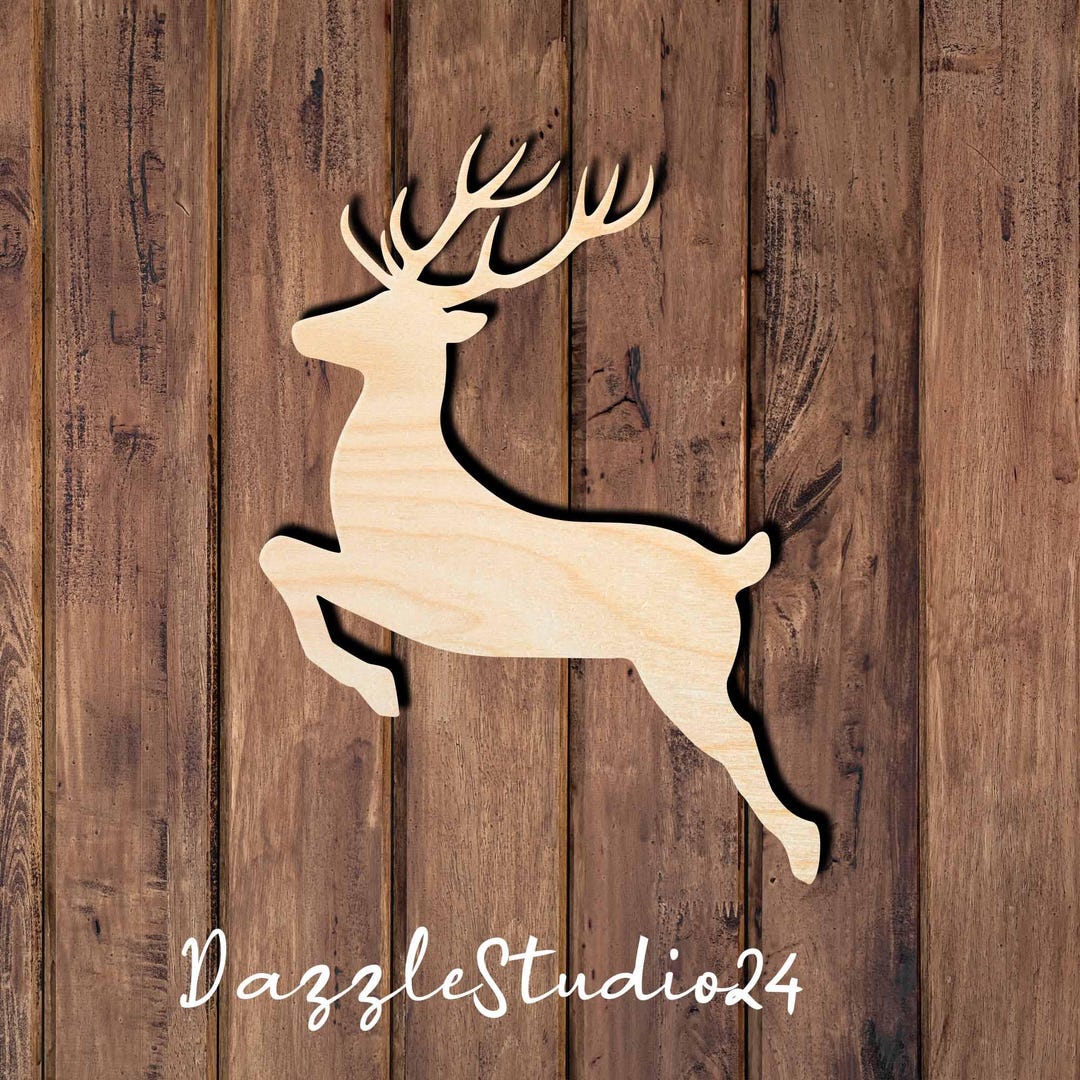 Deer 003DS- Wildlife Shapes for DIY Crafts-holiday Decor- Hunting ...