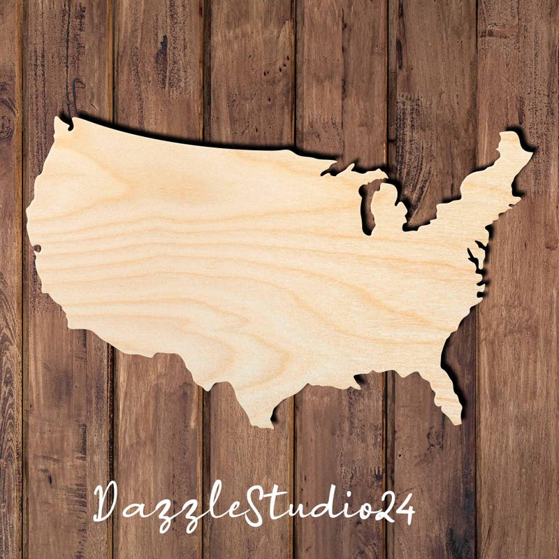 Rustic Decor Cutouts of States - Etsy