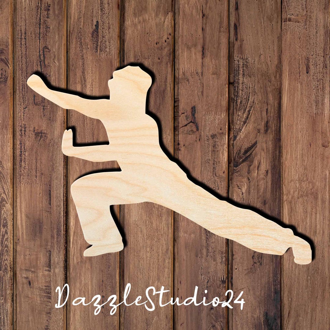 Karate 010DS Wood Cut Out |personalized | Laser Cut | Home Decor | Gift ...