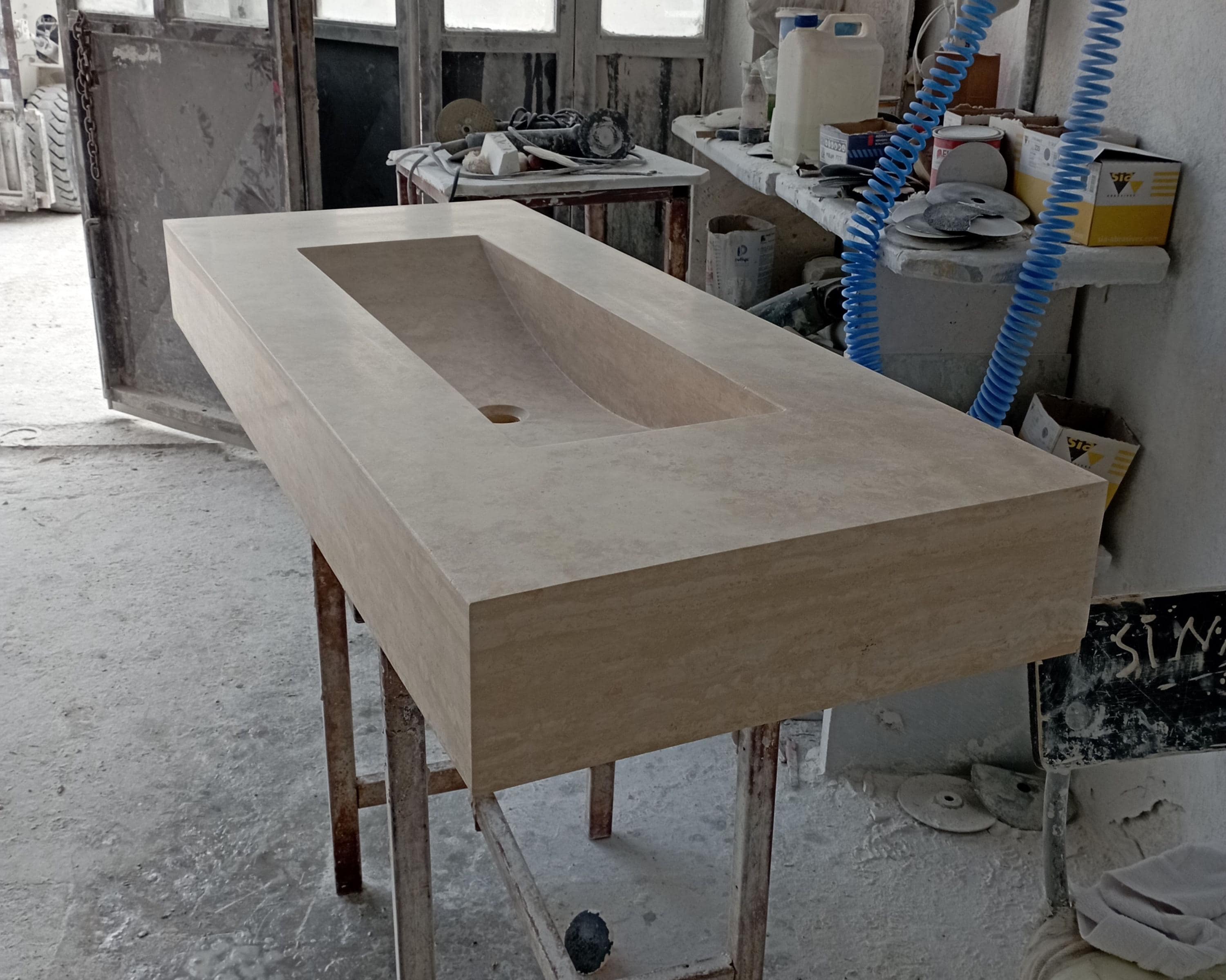 Ready to Ship, Travertine Sink, Special Order Travertine Sink, Bathroom ...