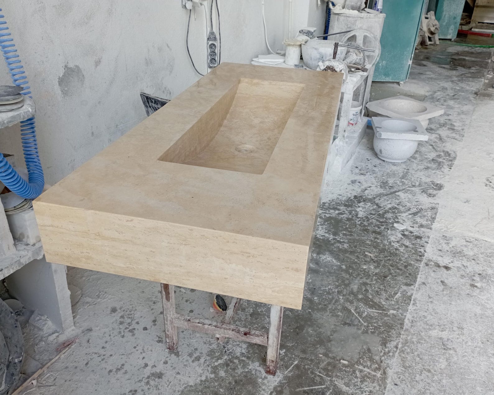 Ready to Ship, Travertine Sink, Special Order Travertine Sink, Bathroom ...