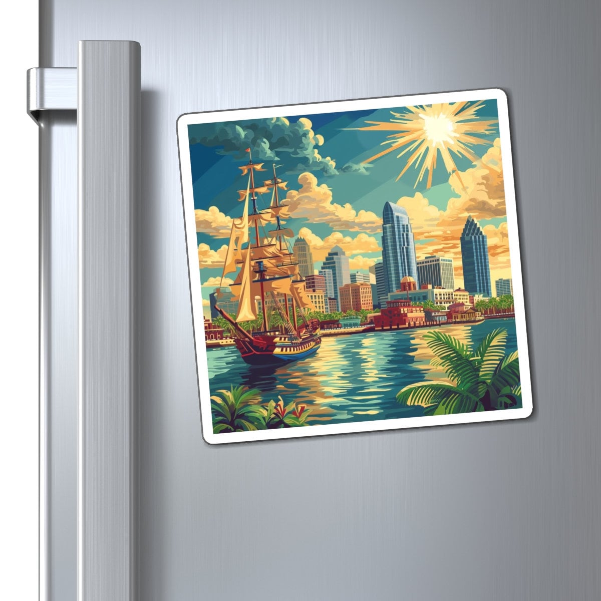 Tampa Gasparilla Pirate Ship Magnets - Etsy