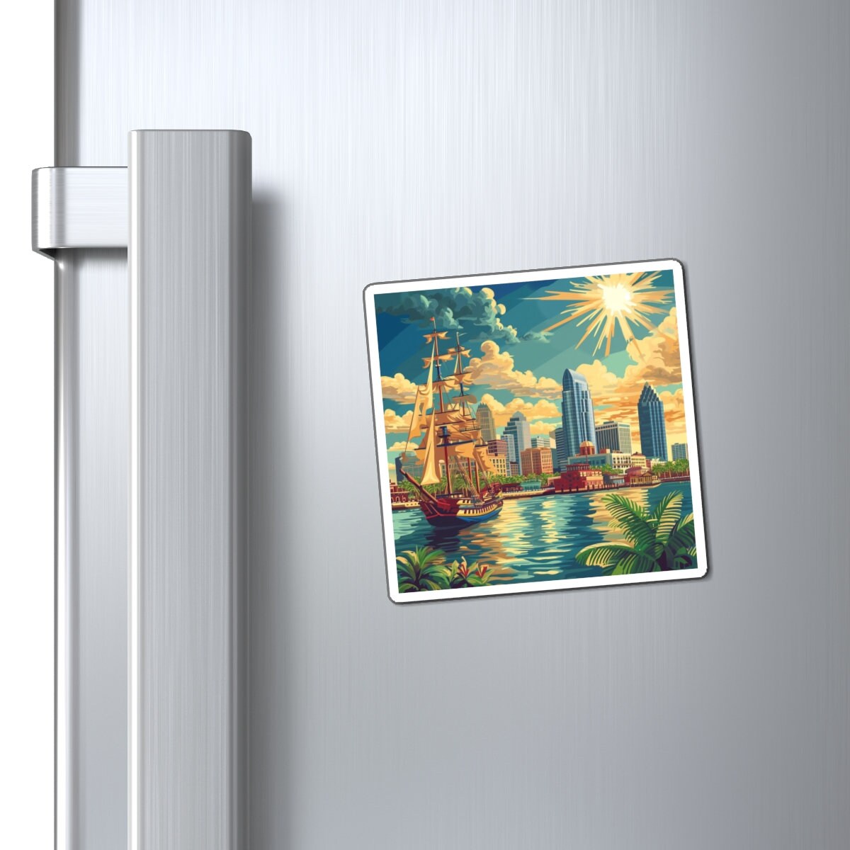 Tampa Gasparilla Pirate Ship Magnets - Etsy