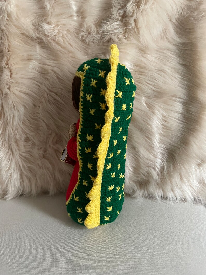 Virgen Mary Crochet Doll - Muñeca De Tejido Virgen Maria - Etsy