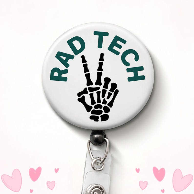 Radiology Badge Reels, Xray Tech Gifts, Retractable ID Holder - Etsy