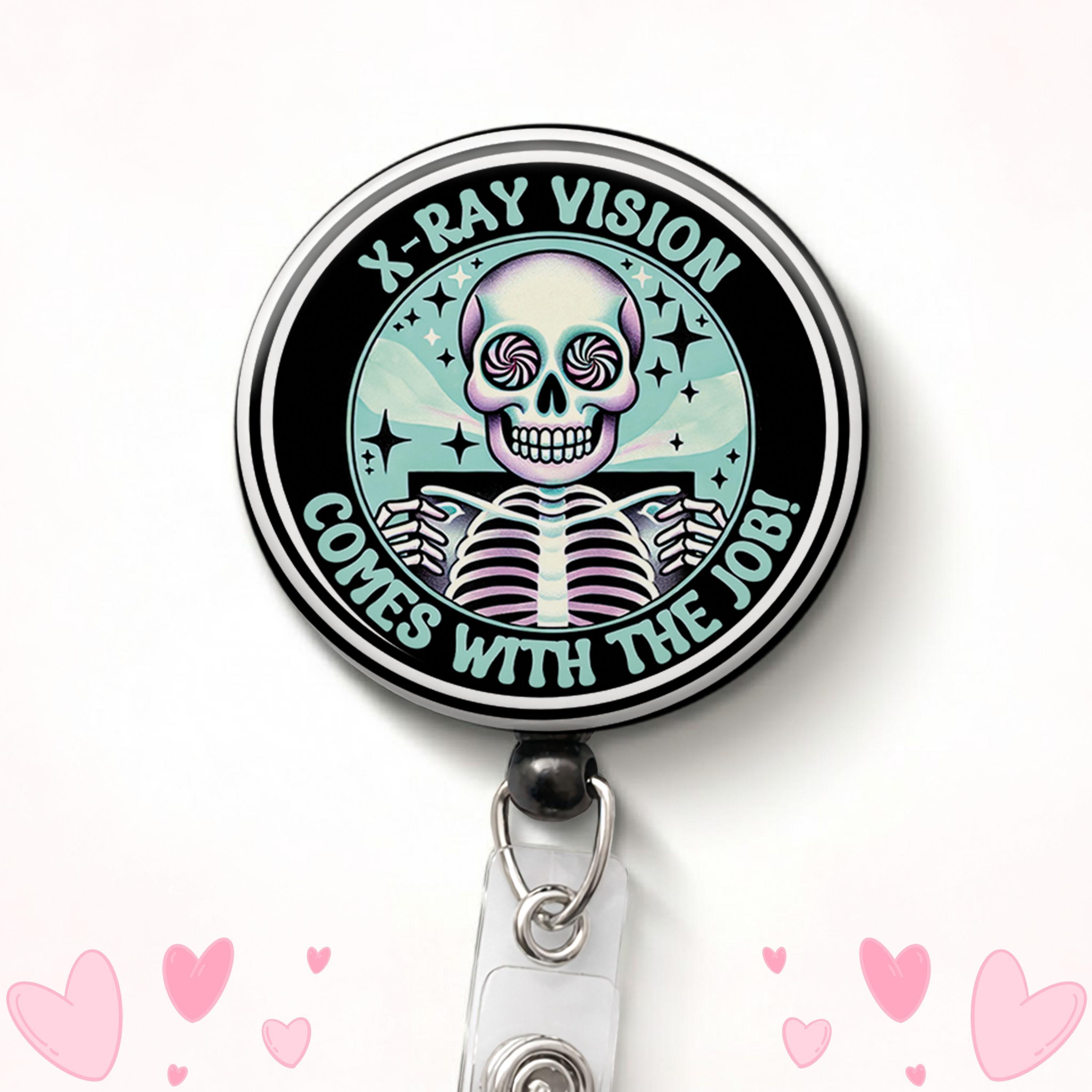 Radiology Badge Reels, Xray Tech Gifts, Retractable ID Holder - Etsy