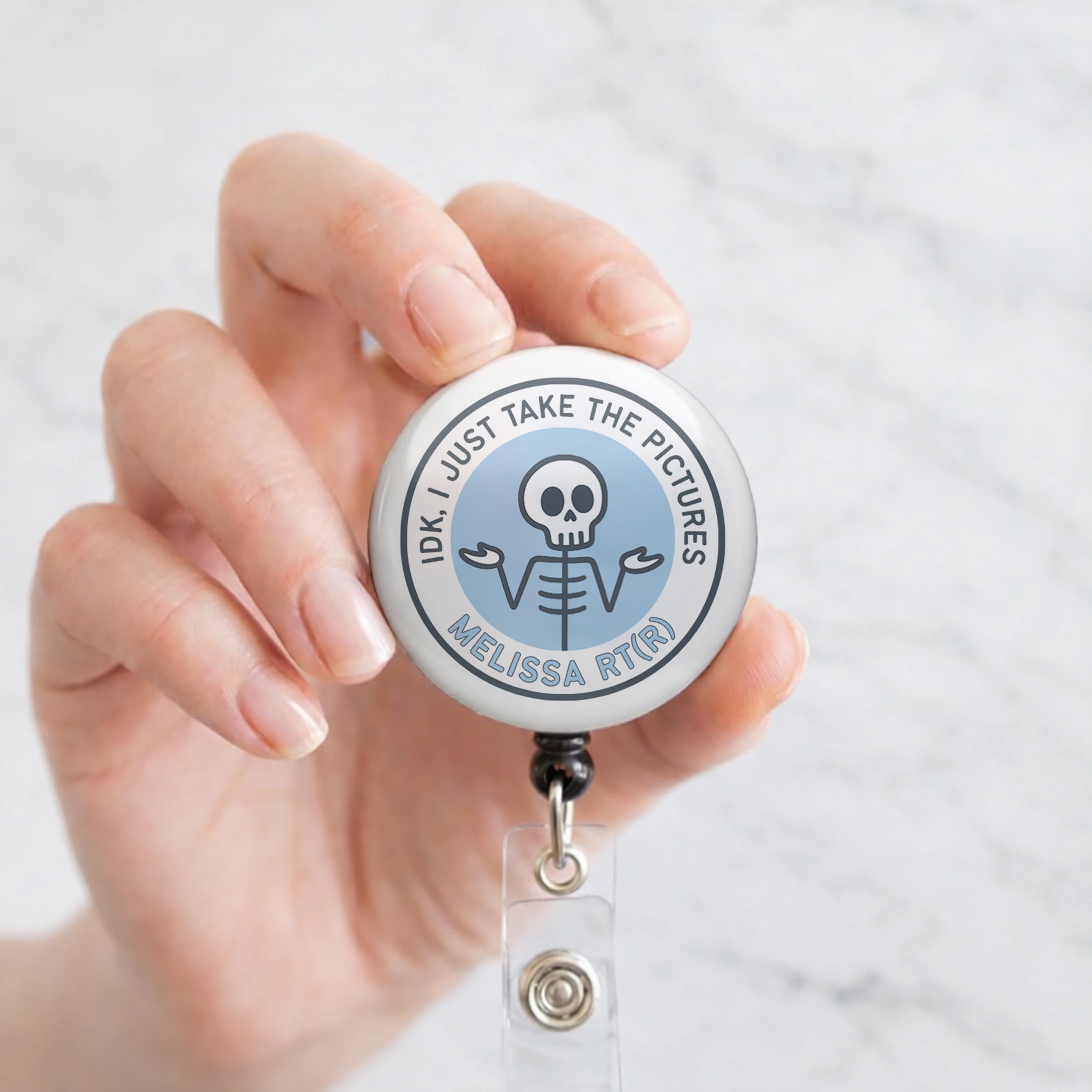 Radiology Badge Reel, Personalized Rad Tech Gifts, Custom Radiologic ...