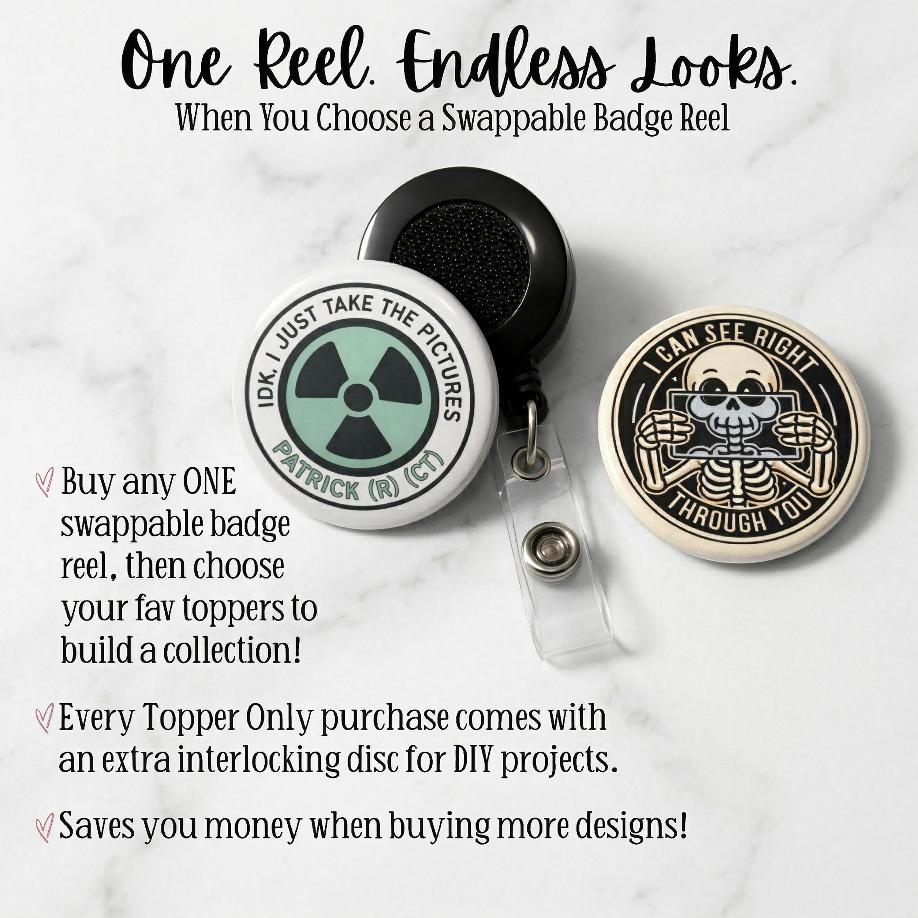 Radiology Badge Reel, Personalized Rad Tech Gifts, Custom Radiologic ...