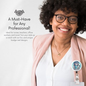 Charge Nurse Badge Reel, in Charge Badge Holder, Cute Retractable ID ...