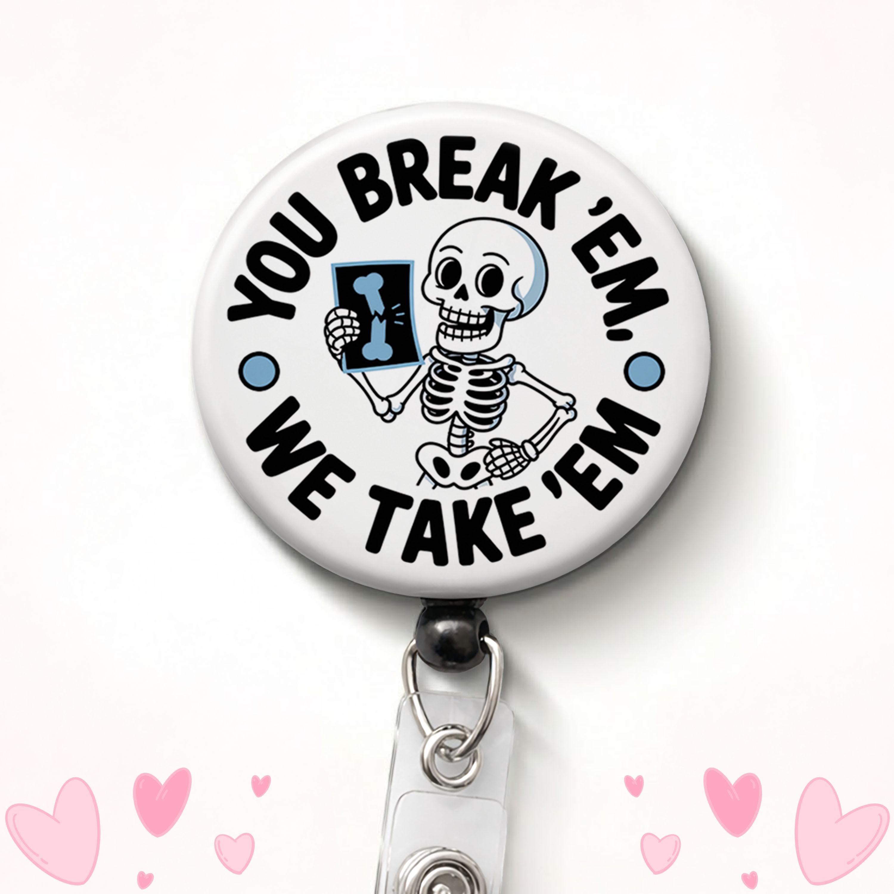 Radiology Badge Reels, Xray Tech Gifts, Retractable ID Holder - Etsy