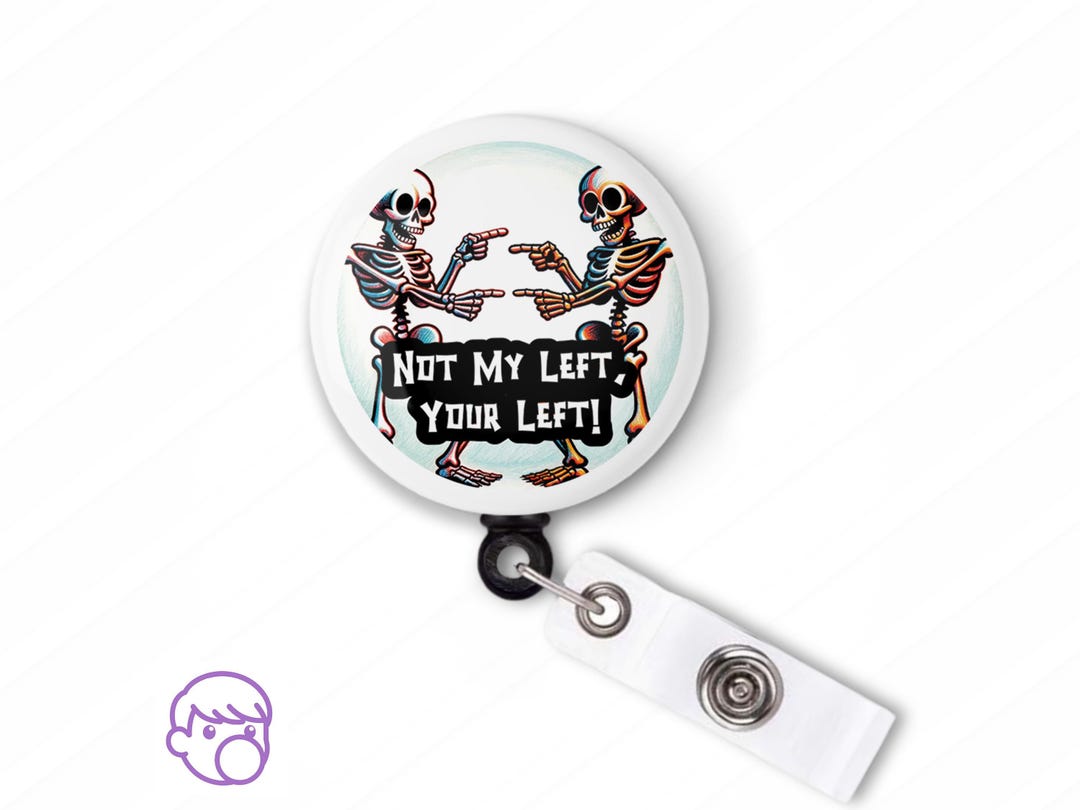 X-ray Tech Badge Reel, Funny Skeleton Badge Reel for X-ray Technician ...