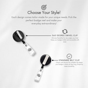 Charge Nurse Badge Reel, in Charge Badge Holder, Cute Retractable ID ...