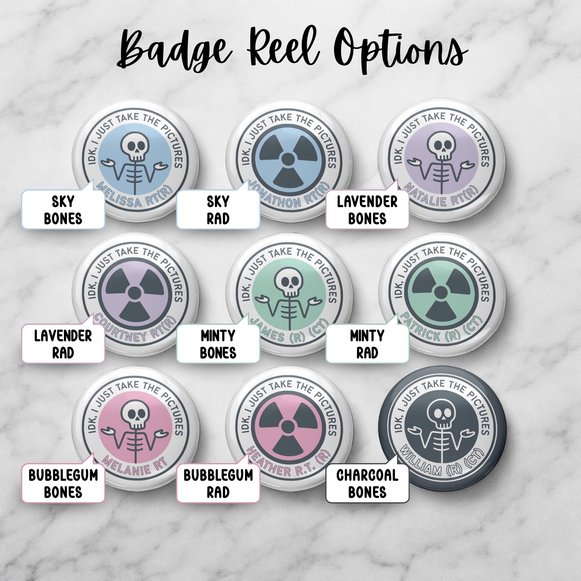 Radiology Badge Reel, Personalized Rad Tech Gifts, Custom Radiologic ...