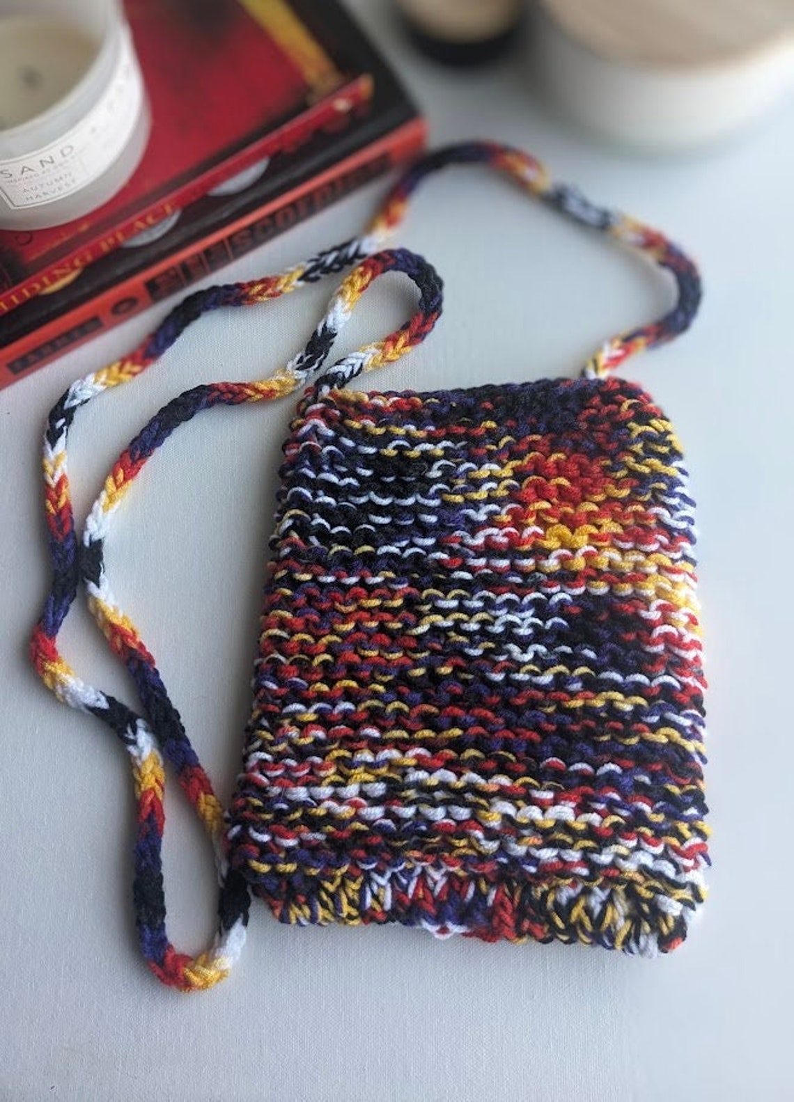 Knitted Crossbody Bag - Etsy