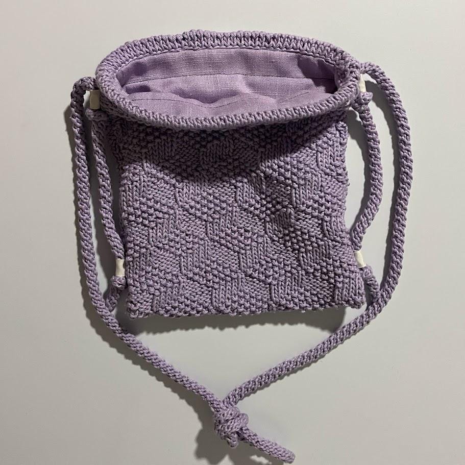 Knitted Crossbody Bag - Etsy