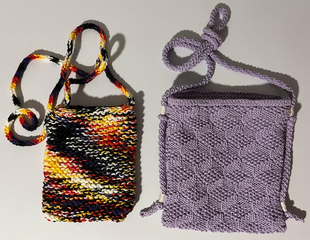 Knitted Crossbody Bag - Etsy