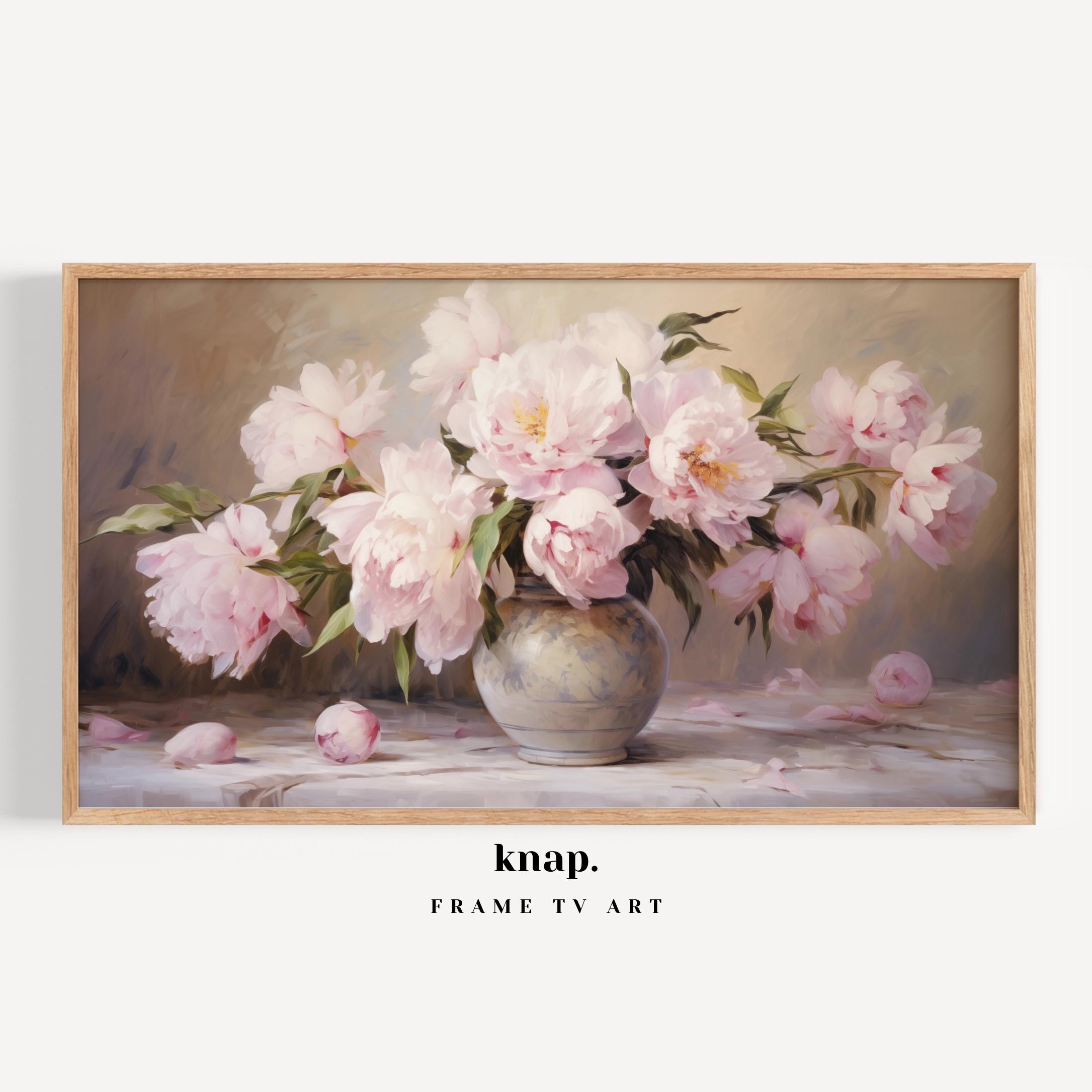 Samsung Frame TV Art Peony Flowers Still Life Frame TV Art Spring ...