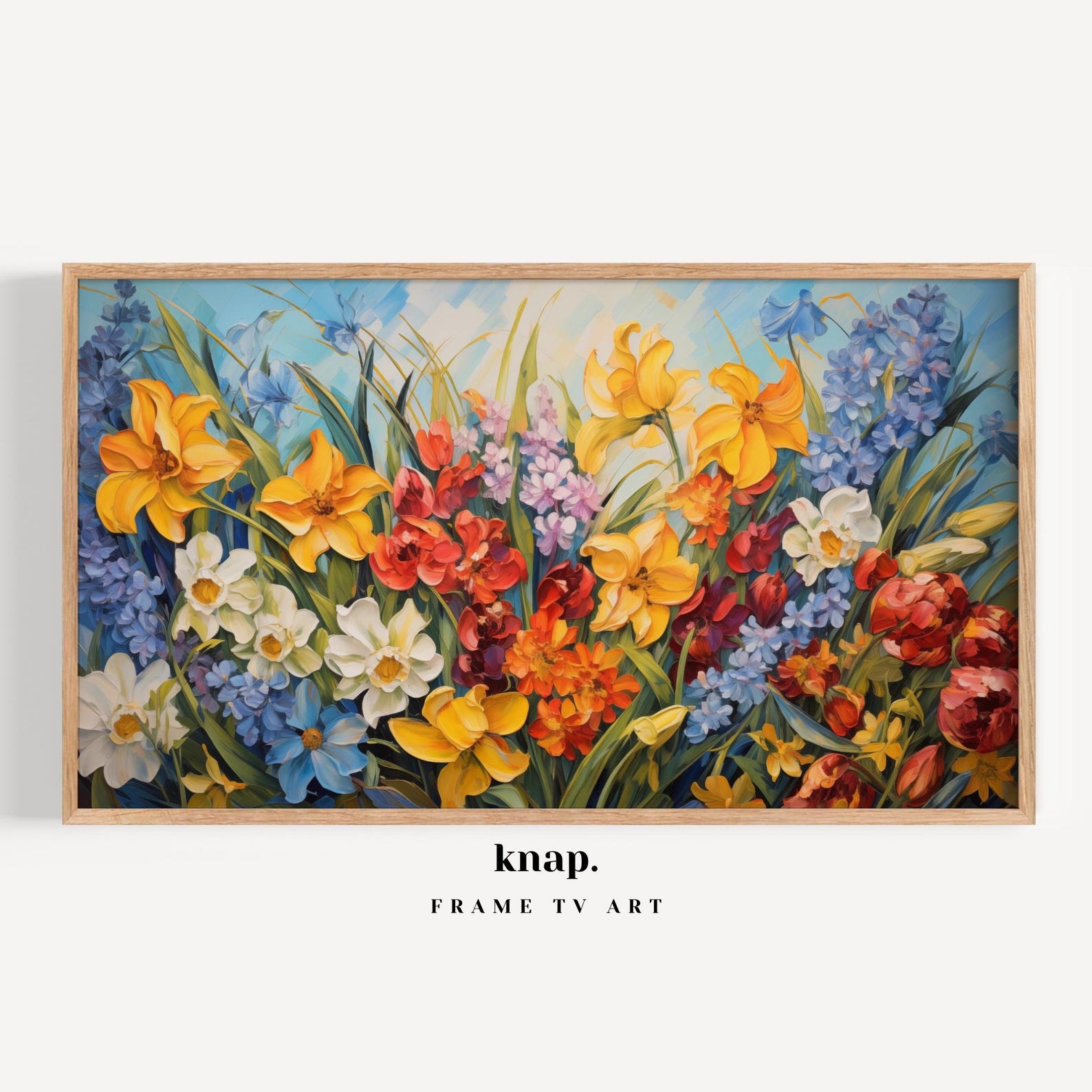 Samsung Frame TV Art Spring Flowers Frame TV Art Floral Colorful ...