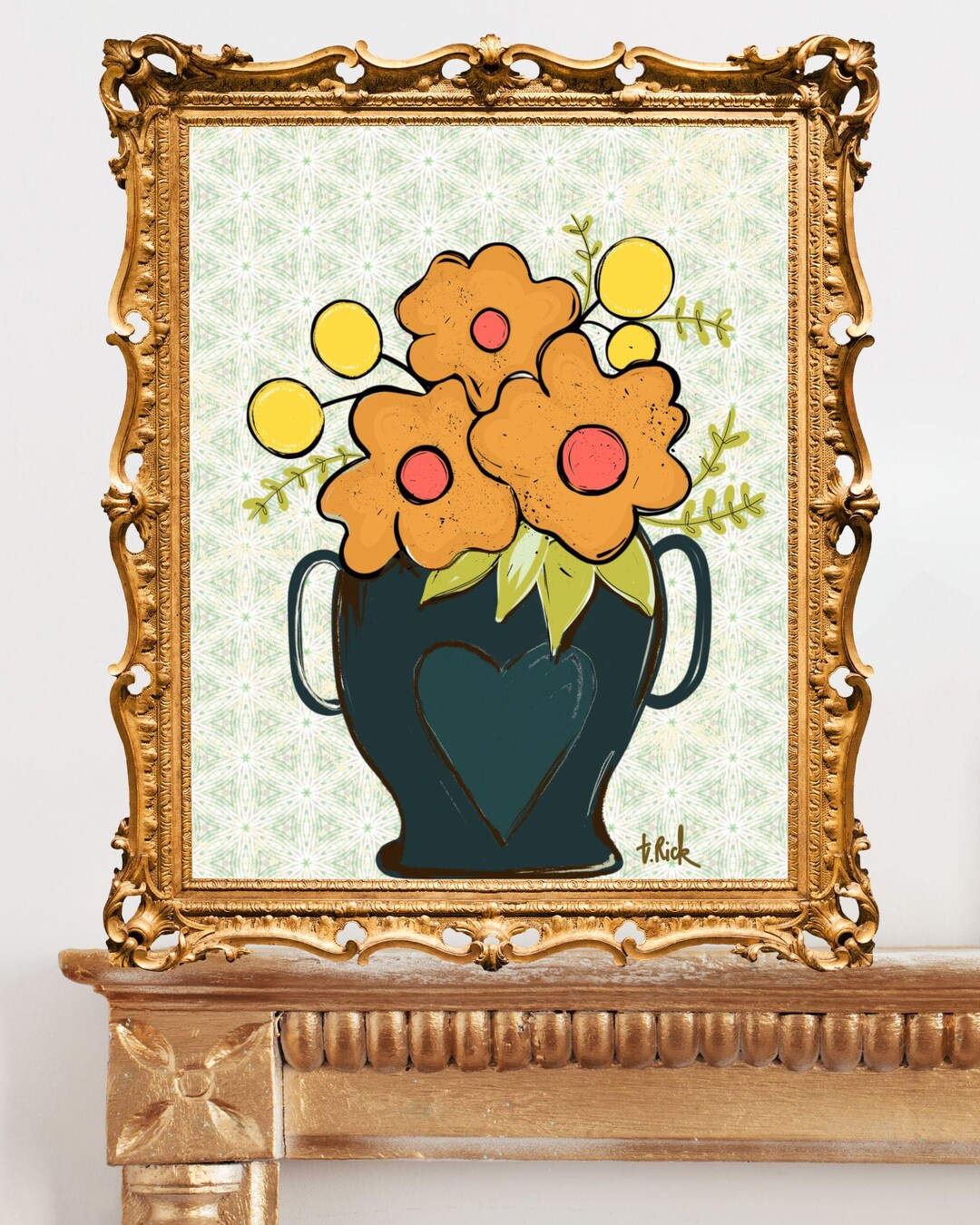 Cottagecore Wall Art, Boho Art, Fall Decor, Vintage, Hand Drawn, Autumn ...