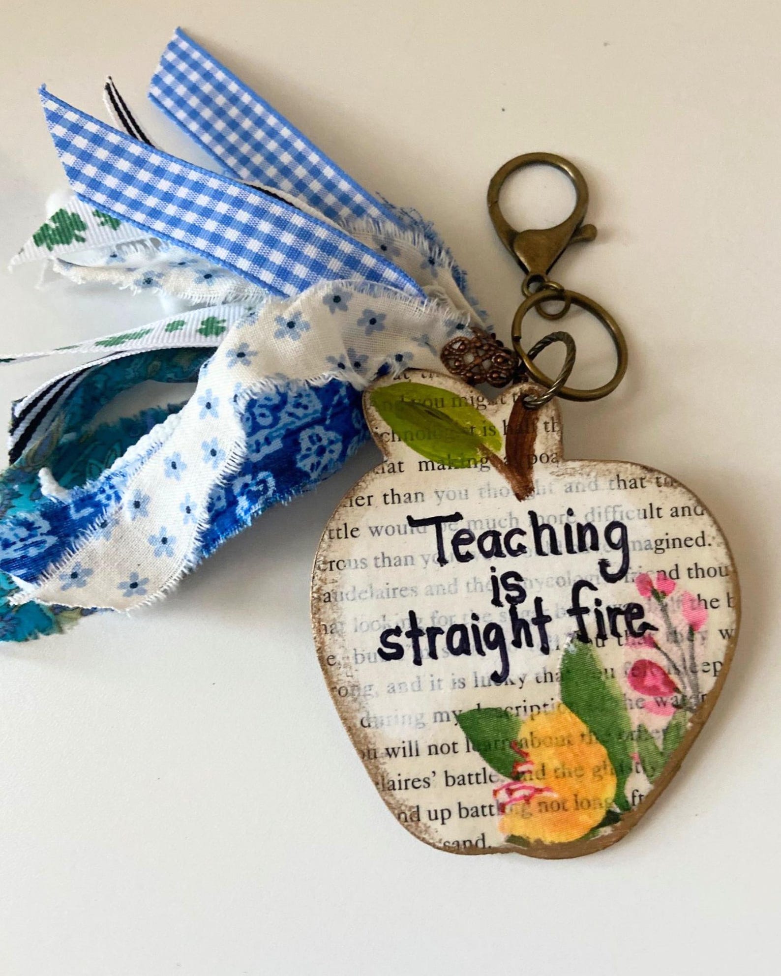 Teacher Gift, Back to School, Funny Teacher Saying, Teacher, Key Chain ...