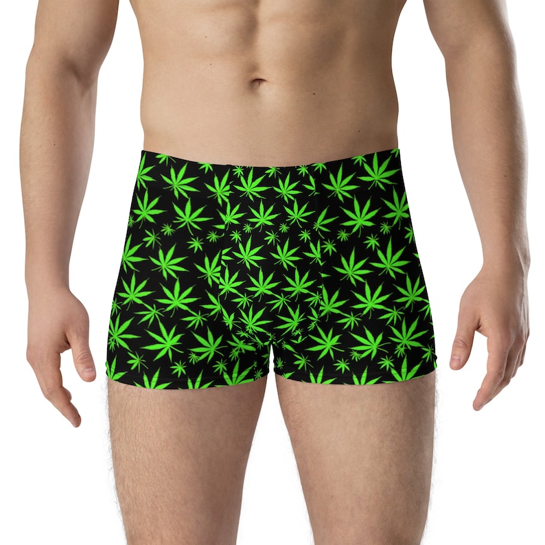 Midnight Haze Stoner Briefs Rave Stoner Green Leaf Boxer Briefs - Etsy
