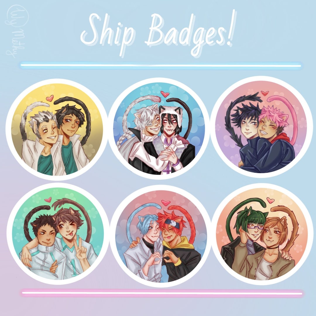 Anime Ship Badges (JJK, BSD, SK8, Haikyuu, One Piece) - Etsy Australia
