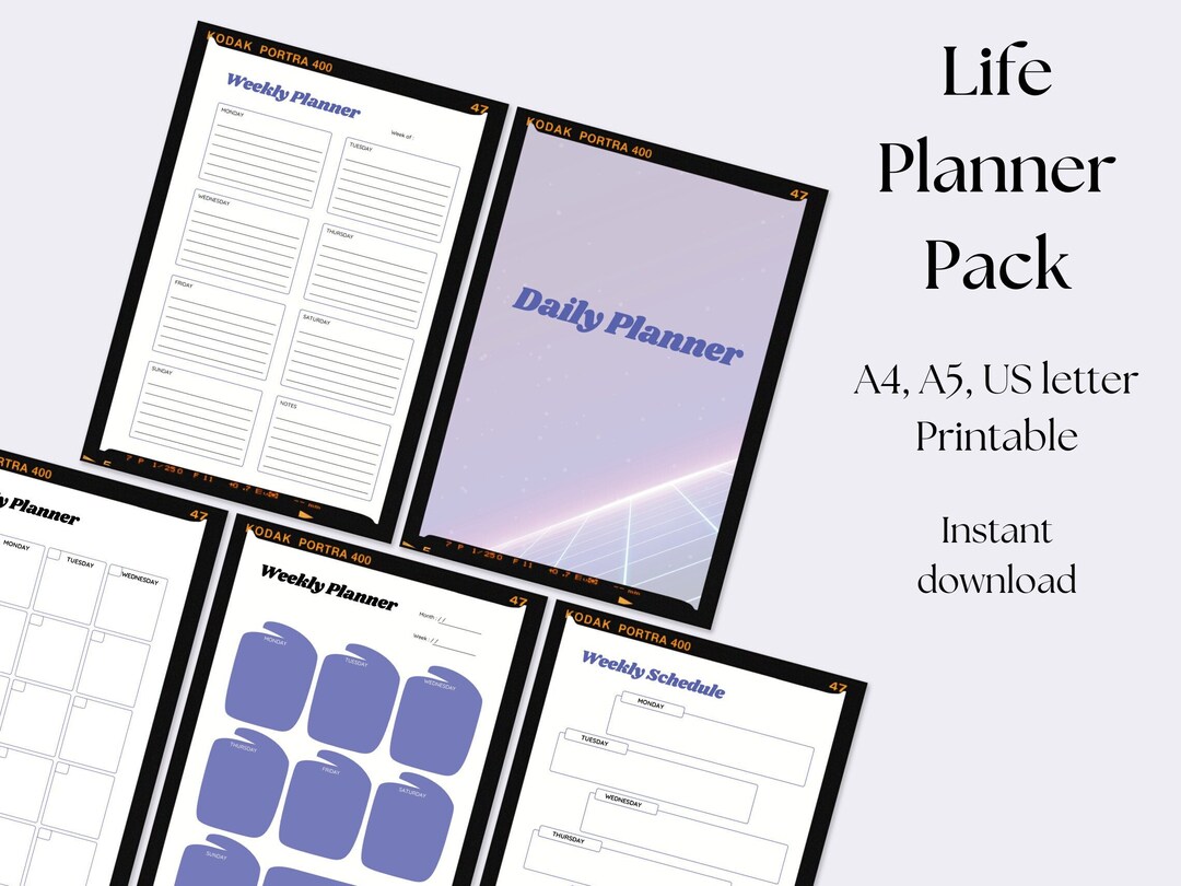 Digital Life Planner, Self-care Tracker and Holistic Daily Planner ...