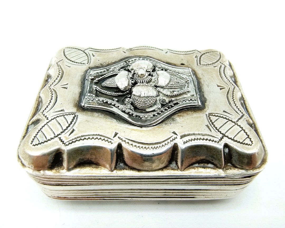 Silver Peppermint Box, Van Der Meulen / Joure, 20th Century - Etsy